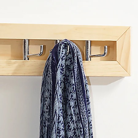 Better Houseware Milano Hook Horizontal Rack 1 H x 4 W x 17 18 D ...