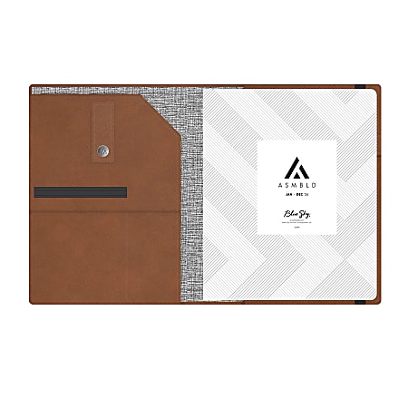 2024 Blue Sky ASMBLD Monthly Refillable Planning Calendar 7 x 9 Tan ...