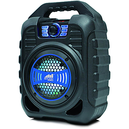 Naxa SOUND PRO NDS 5000 Portable Bluetooth Speaker System Blue Battery ...
