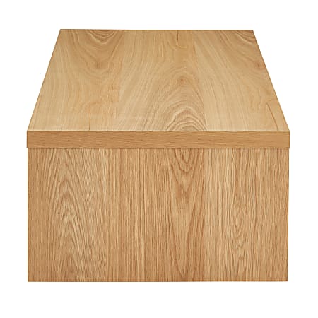 Eurostyle Abby Coffee Table 14 H x 47 13 W x 23 35 D Oak - Office Depot