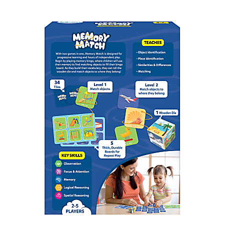 Skillmatics Memory Match Vocabulary Game Kindergarten - Office Depot