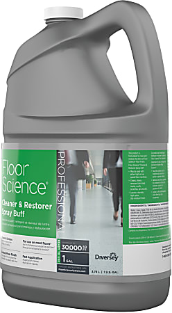 Diversey Floor Science Cleaner Restorer Spray Buff 1 Gallon Citrus ...