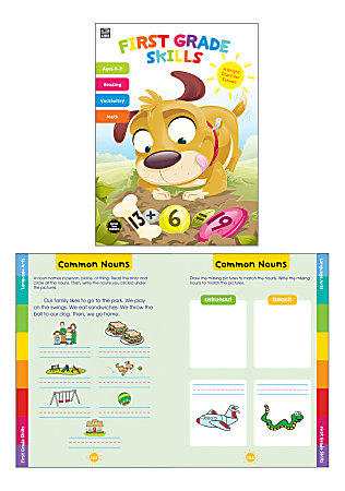 Thinking Kids First Grade Skills Workbook Grade 1 - Office Depot