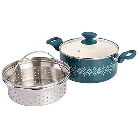 Spice By Tia Mowry Savory Saffron 5 Quart Ceramic Nonstick Aluminum ...