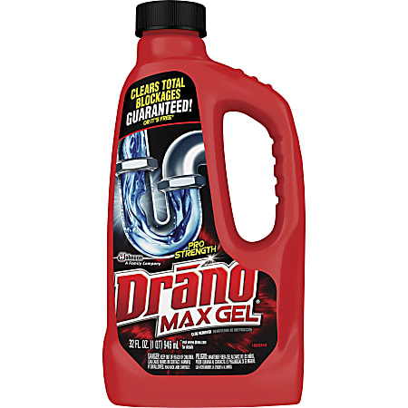 Drano Max Gel Clog Remover 32 Oz - Office Depot