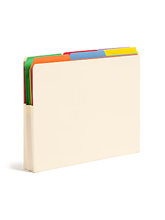 Smead Manila File Pocket With Reinforced Tab Letter Size 1 34 Expansion ...