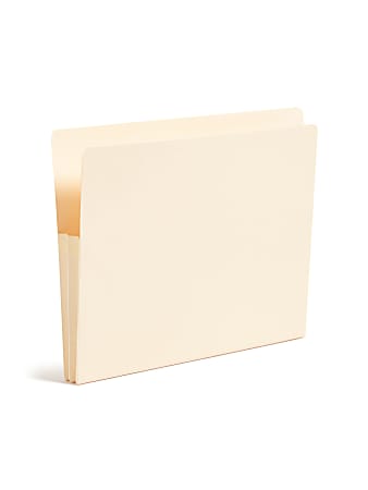 Smead Manila File Pocket With Reinforced Tab Letter Size 1 34 Expansion ...