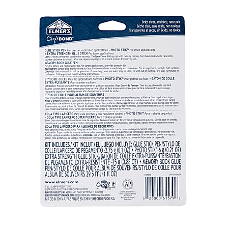 Elmers Elmer s Craft Bond Scrapbook Glue Set - Office Depot