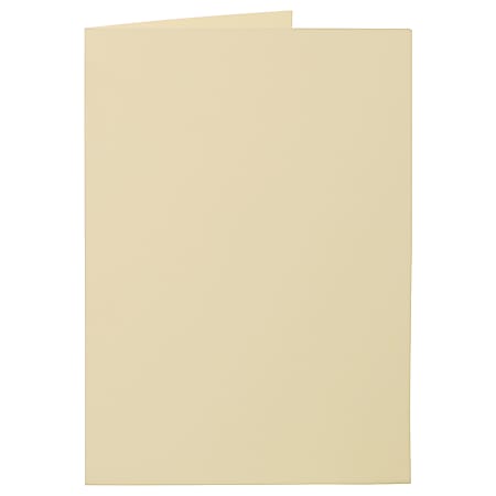JAM Paper Note Cards Fold Over 4 58 x 6 14 Ivory Pack Of 25 - Office Depot