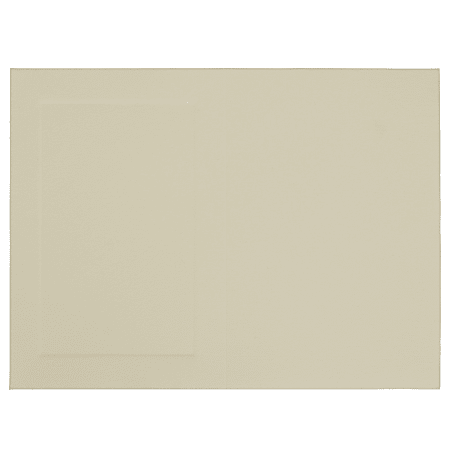JAM Paper Note Cards Fold Over Panel Border 4 58 x 6 14 Ivory Pack Of ...