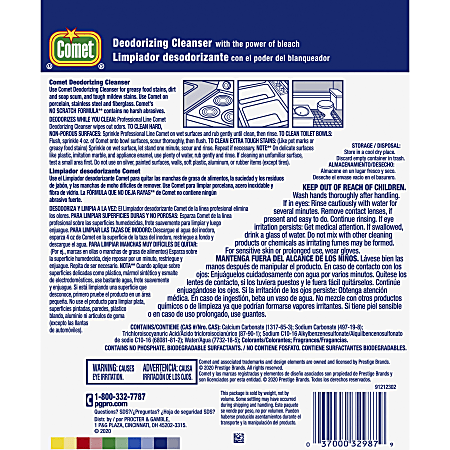 Comet Deodorizing Cleanser For Multipurpose 21 oz 1.31 lb Recommended ...