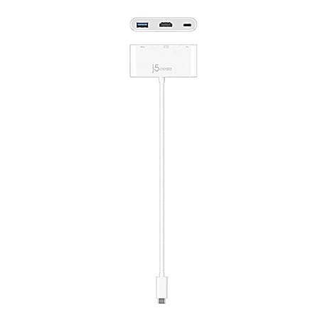j5create USB Type C HDMI USB 3.0 Adapter With Power Delivery White ...