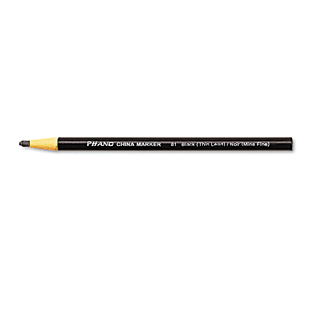 Dixon Phano China Marker Black Box of 12 - Office Depot