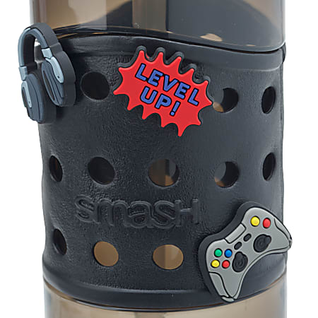 Smash Charms Water Bottle 25 Oz Black - Office Depot