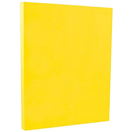 JAM Paper Stationery Set 8 12 x 11 30percent Recycled Yellow Set Of 100 ...