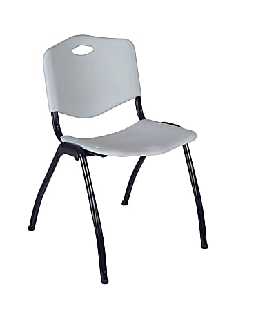 Regency M Breakroom Stacking Chairs ChromeGray Pack Of 40 Chairs ...