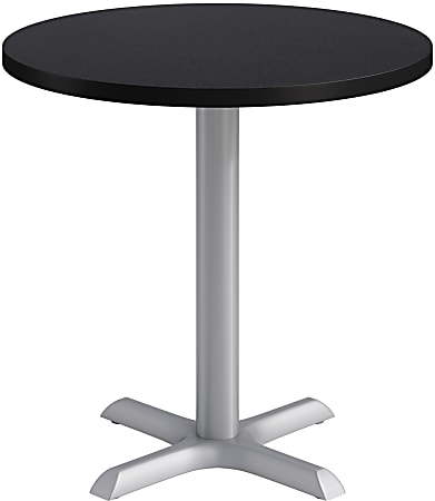 KFI Studios Proof Round Conference Table with Pedestal X Base 29 H x 30 ...