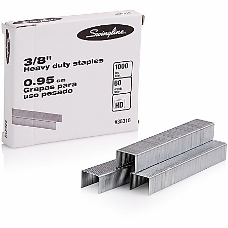 Swingline Heavy Duty Staples 38 Box Of 1000 - Office Depot