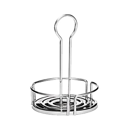 Tablecraft Versa Rack Condiment Caddy 10 14 H x 6 W x 6 D Silver ...