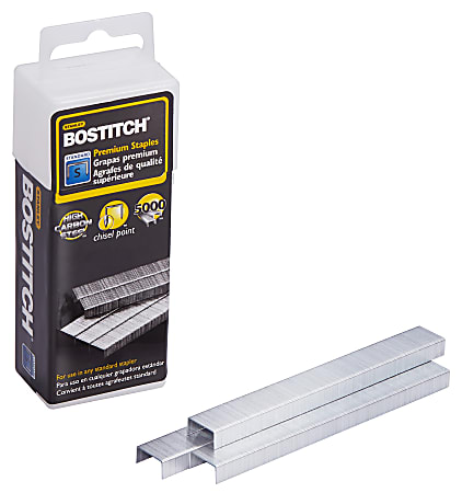 Bostitch Premium Standard Staples With Plastic Box 14 Size Full Strip ...