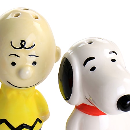 Gibson Peanuts Classical Pals Charlie Brown And Snoopy Figurine Salt ...