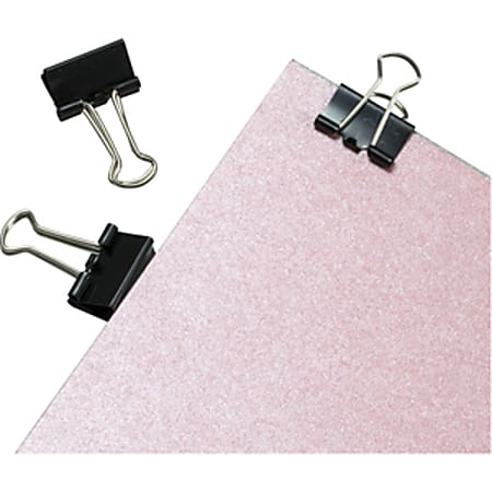 OIC Binder Clips Mini 916 Black Box Of 12 - Office Depot