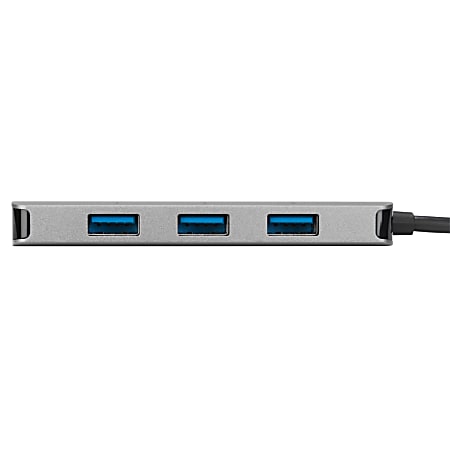 Targus USB C To 4 Port USB A Hub 1 1316 H x 3 34 W x 12 D Silver ...