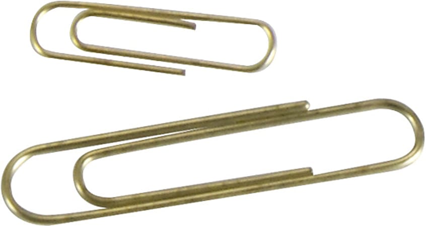 OIC Paper Clips Box Of 50 Jumbo Gold - Office Depot
