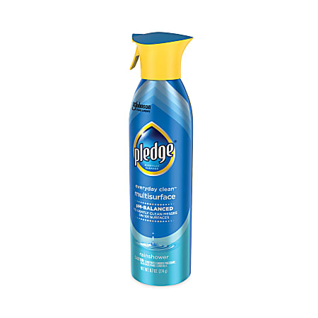 Pledge Multi Surface Everyday Rainshower 9.7 oz Aerosol Spray 6Carton ...