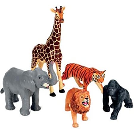 Learning Resources Jumbo Jungle Animals Grades Pre K 3 Set Of 5 ...