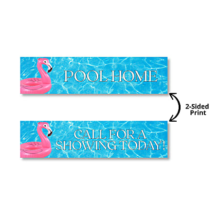 Custom Full Color Outdoor Aluminum Composite Bottom Rider Sign 2 Sided ...