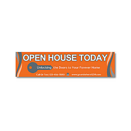 Custom Full Color Outdoor Aluminum Composite Bottom Rider Sign 2 Sided ...