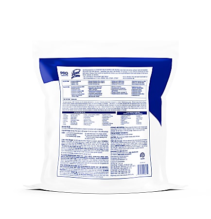 Lysol Professional Disinfecting Wipe Refills Lemon And Lime Blossom 8 x ...