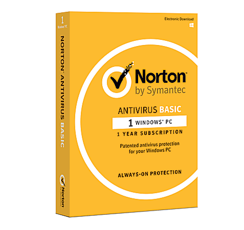Norton AntiVirus Basic 1 Year Subscription For PCMac iOSAndroid ...