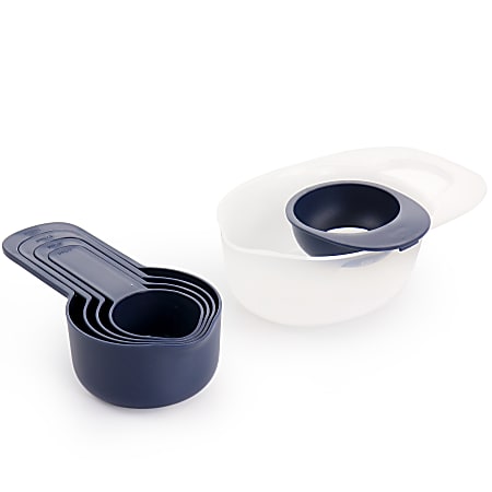 Oster All In One 12 Piece Plastic Baking Tool Set Blue - Office Depot