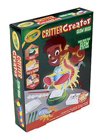 Crayola Critter Creator Glow Bugs Set Set Of 20 Pieces - Office Depot
