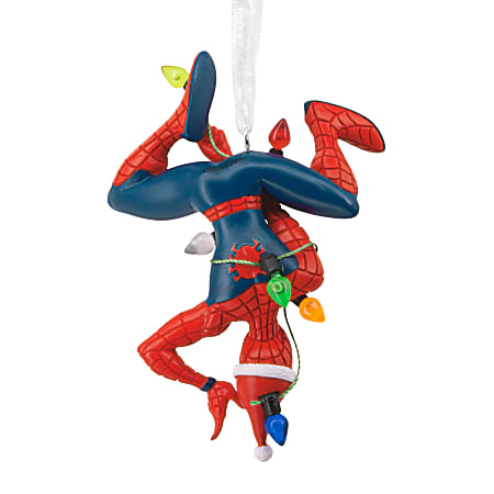 Hallmark Resin Christmas Ornament 3 12 x 2 14 x 1 14 Marvel Spider Man ...