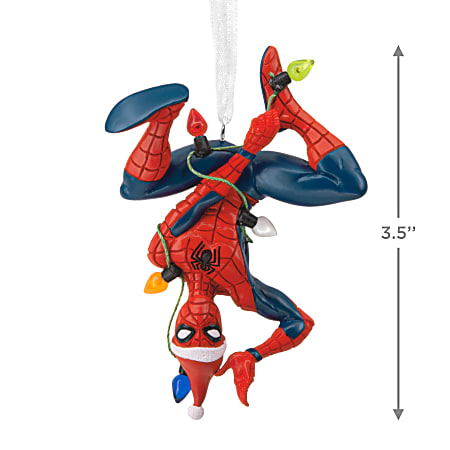 Hallmark Resin Christmas Ornament 3 12 x 2 14 x 1 14 Marvel Spider Man ...