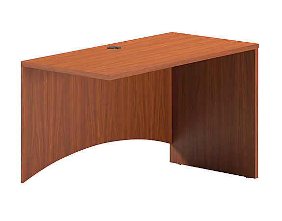 Mayline Brighton Collection Laminate Return 29 H x 48 W x 24 D Cherry ...