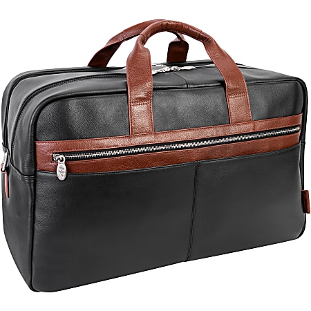 McKleinUSA Wellington Leather Laptop Tablet Carry All Duffel Bag 13 H x ...
