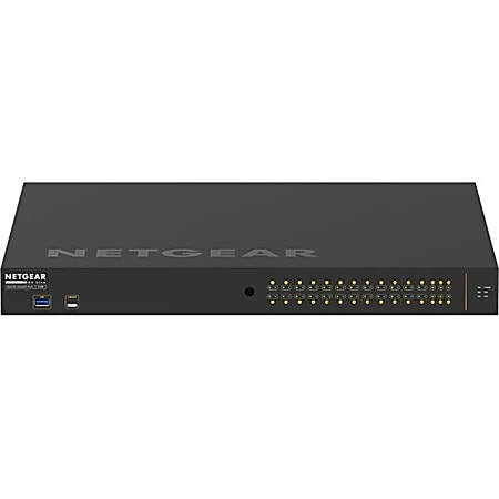 Netgear M4250 26G4XF PoE AV Line Managed Switch 24 Ports Manageable 3 ...