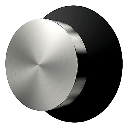 Command Round Decorative Knob 3 14 H x 3 14 W x 1 916 D Brushed ...