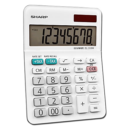 Sharp White Series Desktop Calculator EL 310WB - Office Depot