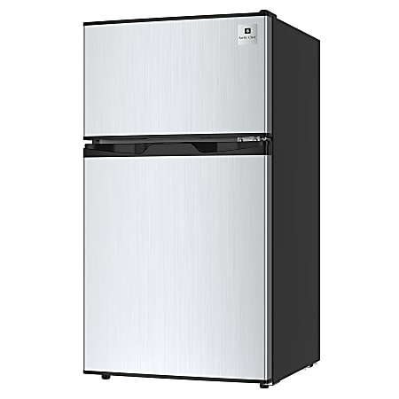 Arctic Chef 3.2 cu. ft. 2 Door Mini Refrigerator Silver ACFR834 ...