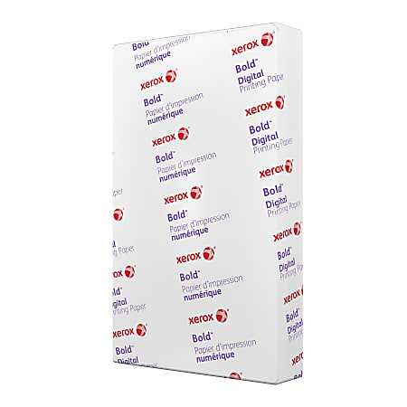 Xerox Bold Digital Printing Paper 1 Ream Legal Size 8 12 x14 100 U.S ...