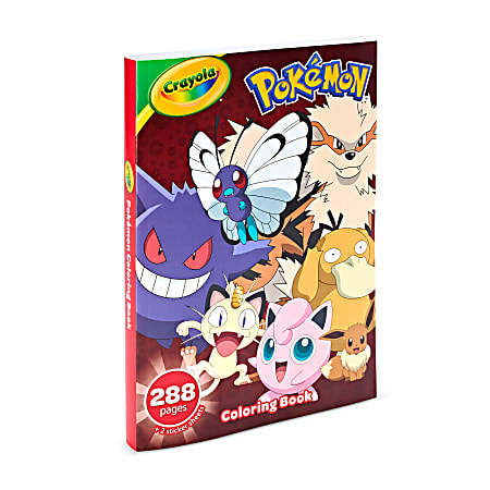Embark on a Pok mon adventure with the Crayola Pok mon Coloring Book ...