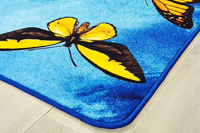 Carpets for Kids Pixel Perfect Collection Beautiful Butterfly Seating ...