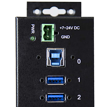 StarTech.com 10 Port Industrial USB 3.0 Hub ESD and Surge Protection ...