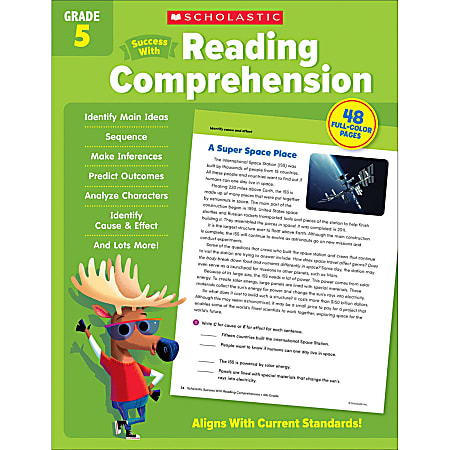 Scholastic Teacher Resources Grade Success Workbooks 5th Grade Set Of 4 ...