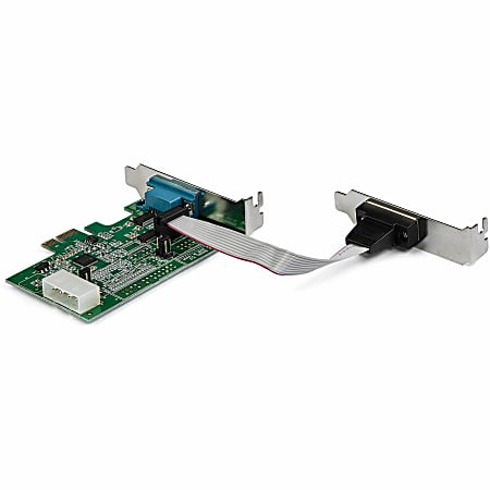 StarTech.com 2 Port RS232 Serial Adapter Card with 16950 UART PCIe to ...